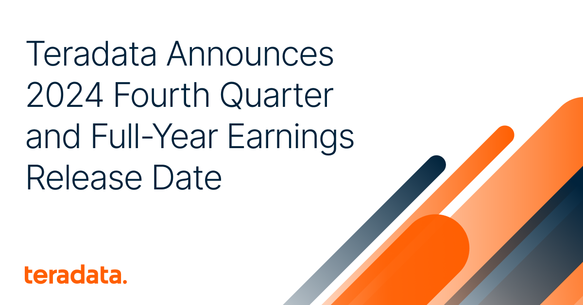 Teradata Announces 2024 Fourth Quarter and Full-Year Earnings Release ...