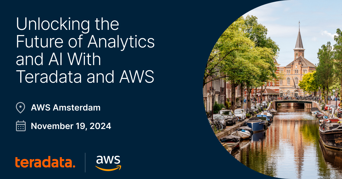 Unlock Ai And Analytics With Teradata And Aws Teradata
