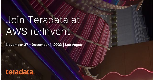 AWS re:Invent 2023 | Teradata Events